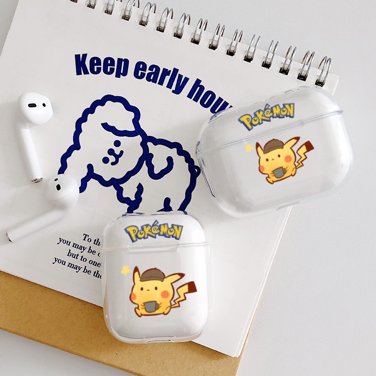 For AirPods 1/2/Pro/3 Case Japan Anime Cute Pokemon Pikachu Earphone ...