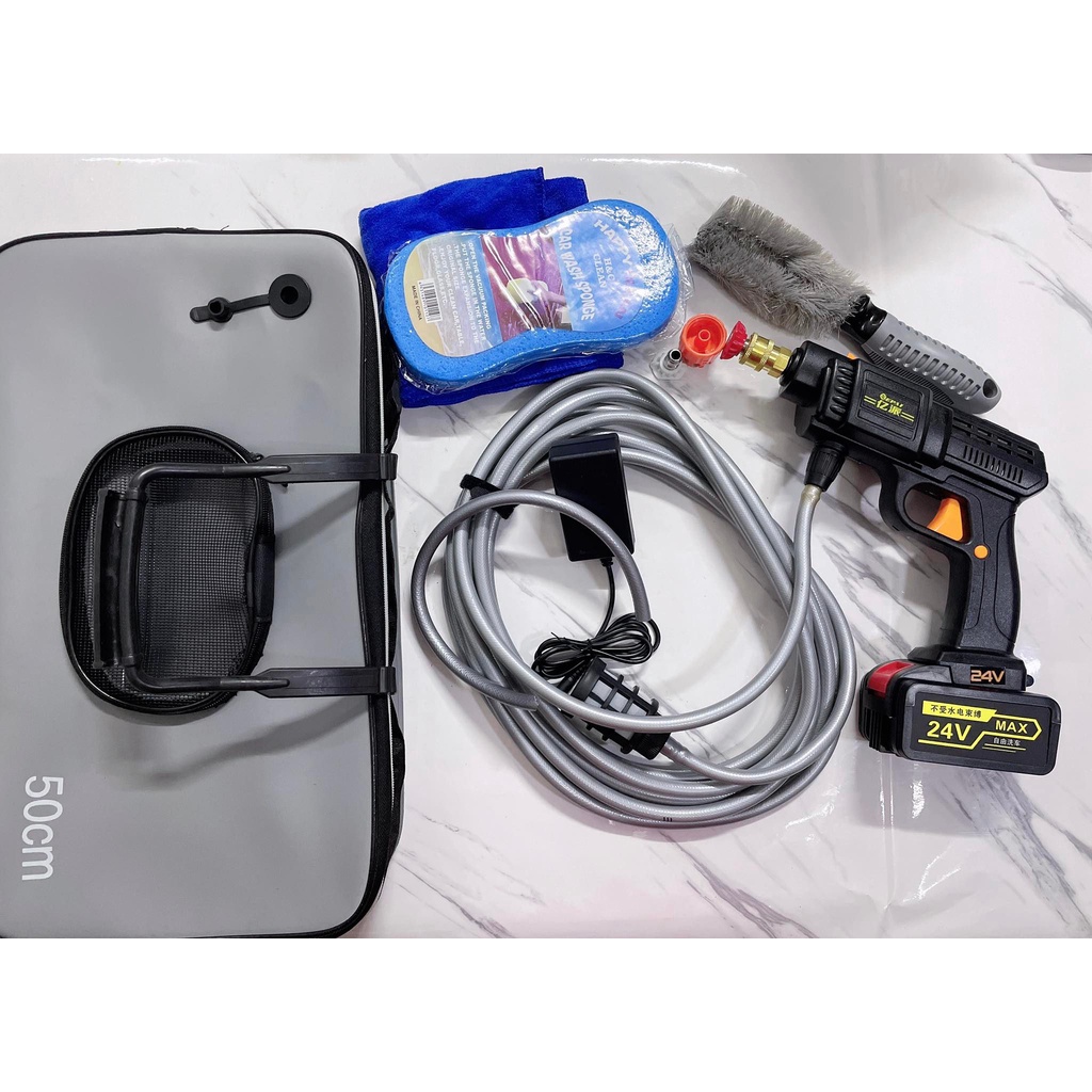Portable Battery Water Jet Cordless Car Wash aircond service High ...