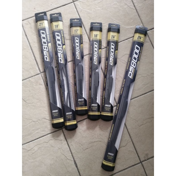 CAR VAN HYBRID WIPER BLADE DS8000 12” 14” 16” 17” 18” 19” 20” 21” 22 ...