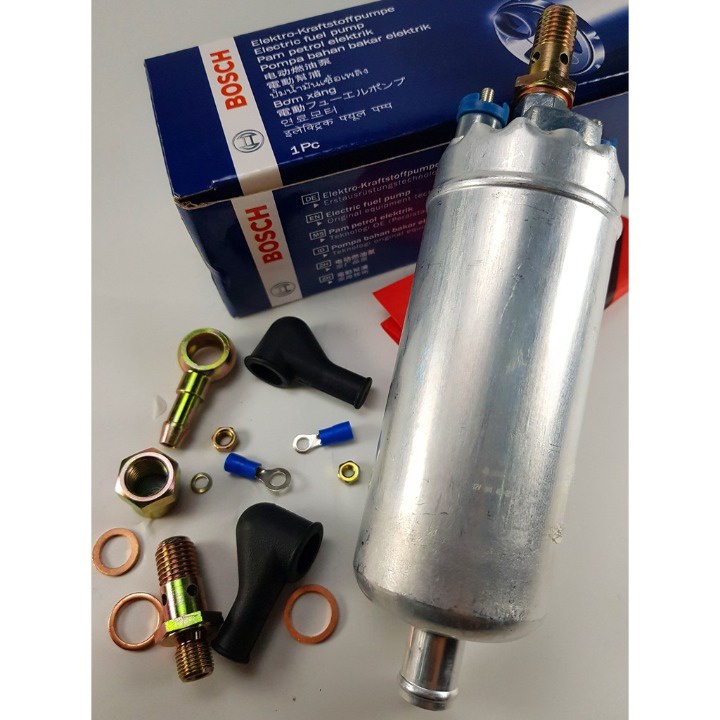 BOSCH FUEL PUMP (SMALL) # MERCEDES BENZ W123,W124,W126,W201,190E,230E ...