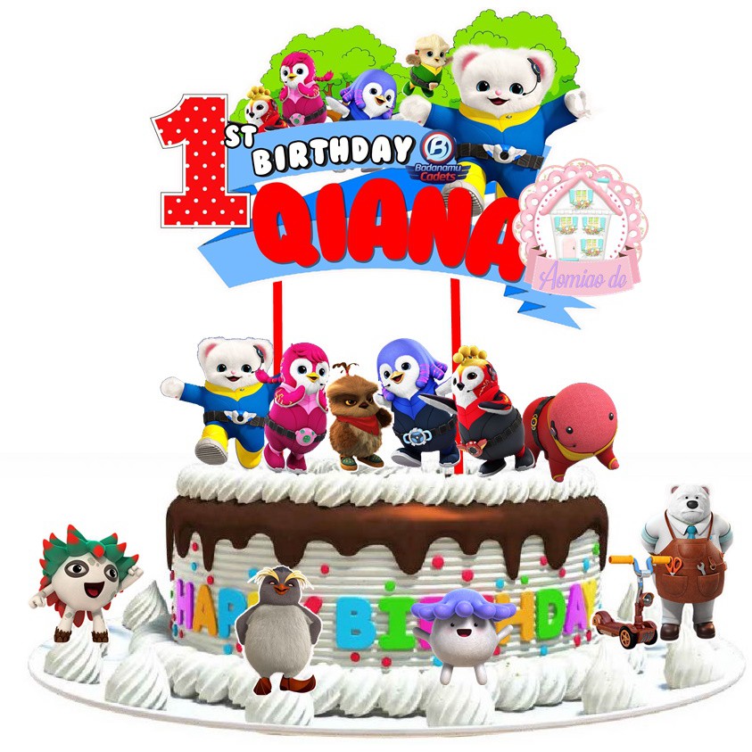 Badanamu cake topper | Shopee Malaysia
