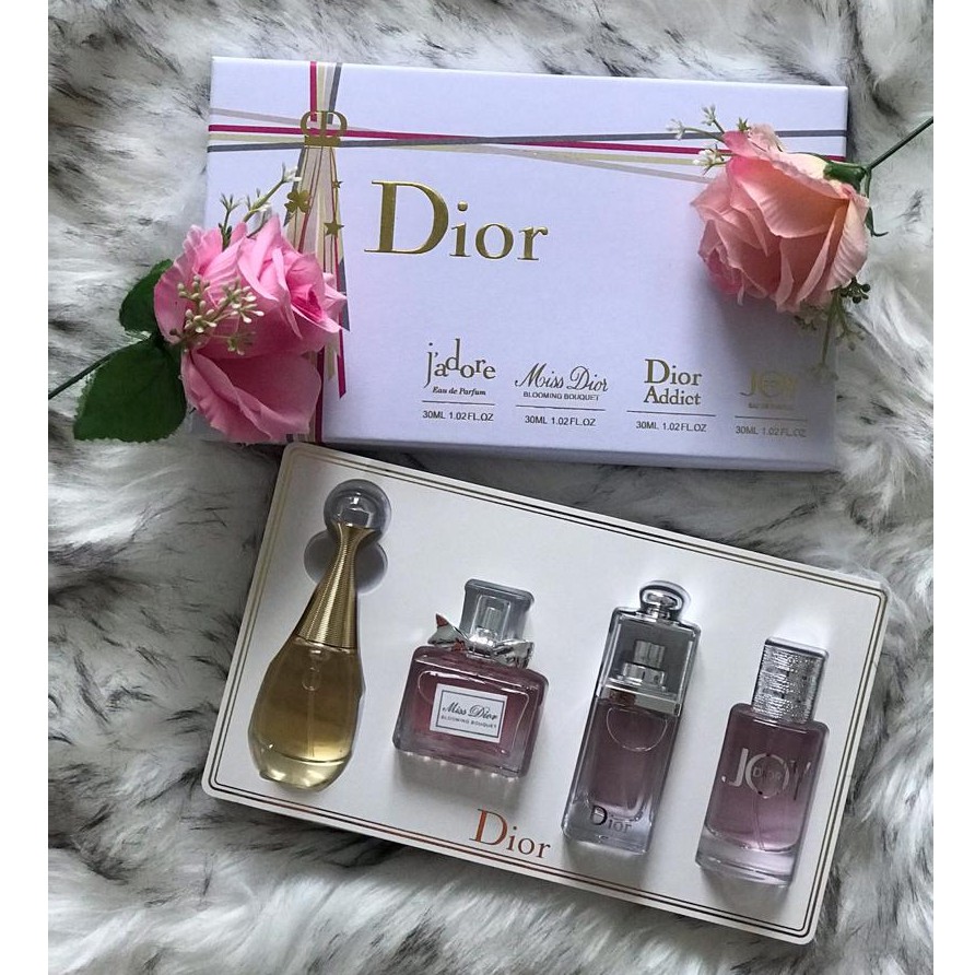 Christian Dior Miniature Set 4 in 1 | Shopee Malaysia