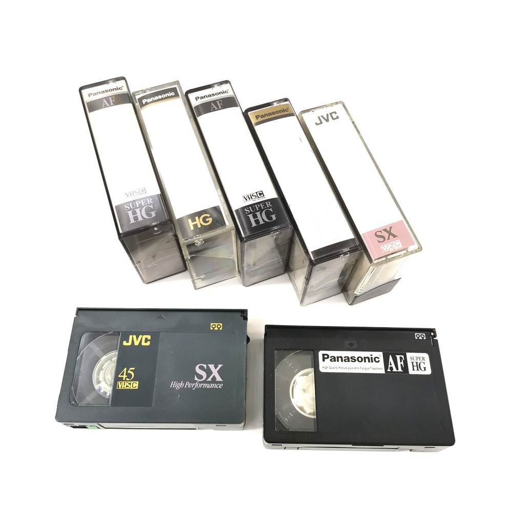 Panasonic JVC 5 pieces VHS-C record able Video Tape for VHS-C camcorder ...