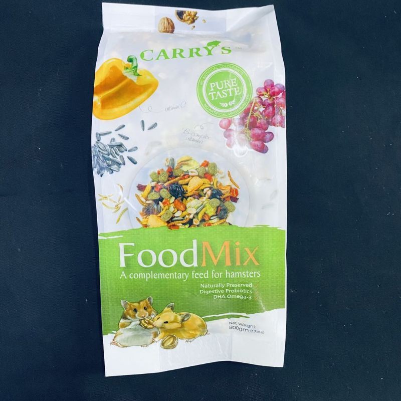CARRYS Food Mix / Carrys Multi Grain / Hamster Food - 800g | Shopee ...