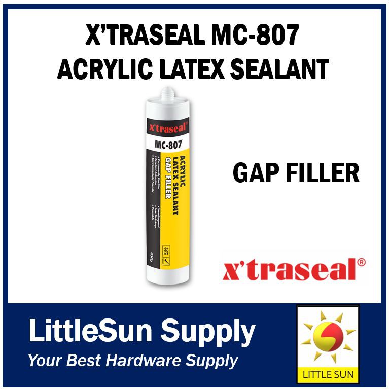 MC- 807 X'TRASEAL ACRYLIC LATEX SEALANT - GAP FILLER | Shopee Malaysia