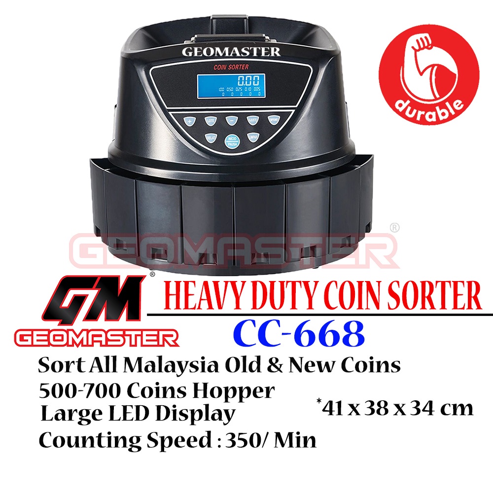 Geomaster Coin Counter / Coins sorter - Stock Ready - High Quality ...