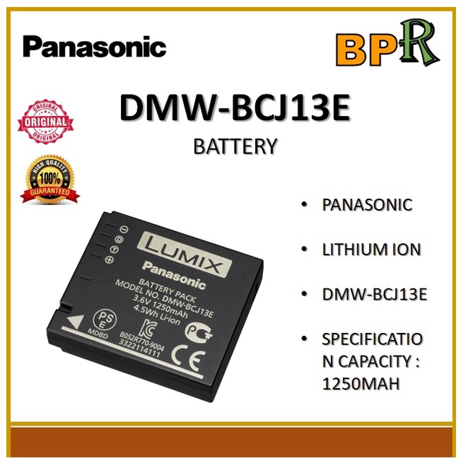 Panasonic DMW-BCJ13E - Lithium Ion Camera Battery | Shopee Malaysia
