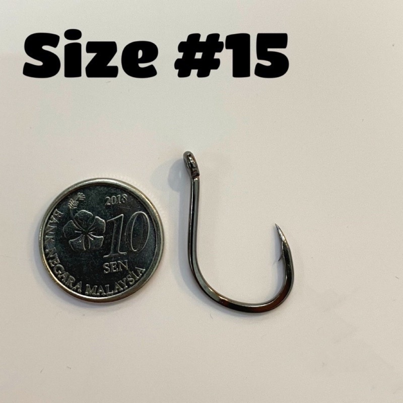 10pcs Strong Carbon Steel Hook Fishing Hook Set Saltwater Freshwater ...
