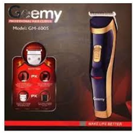 Geemy GM 6005 Professional Hair Clipper Rechargeable Hair Trimmer ...