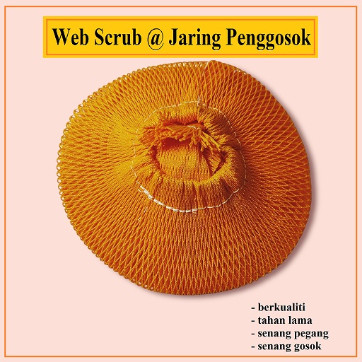 Web Scrub Jaring Penggosok Washing Net Kitchen Dishwashing Rag Cleaning ...
