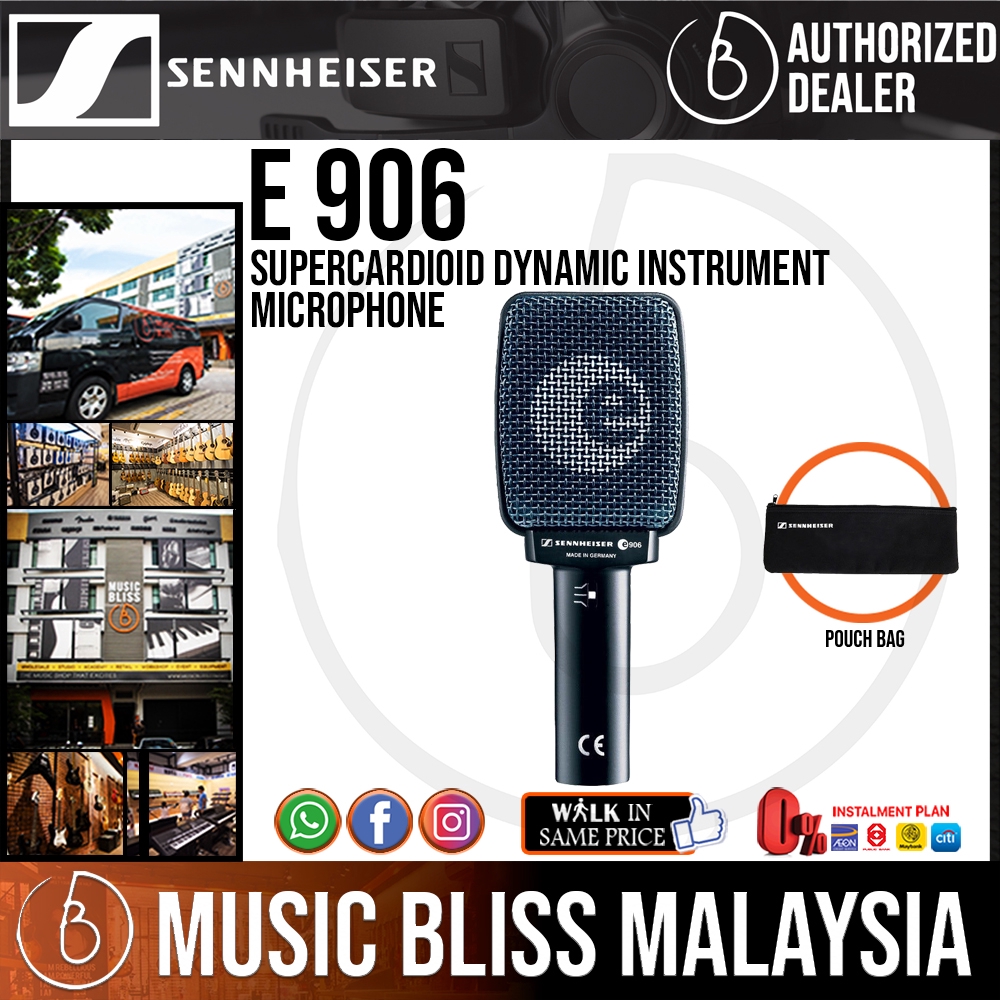 Sennheiser e 906 Supercardioid Dynamic Instrument Microphone (e906) | Shopee Malaysia