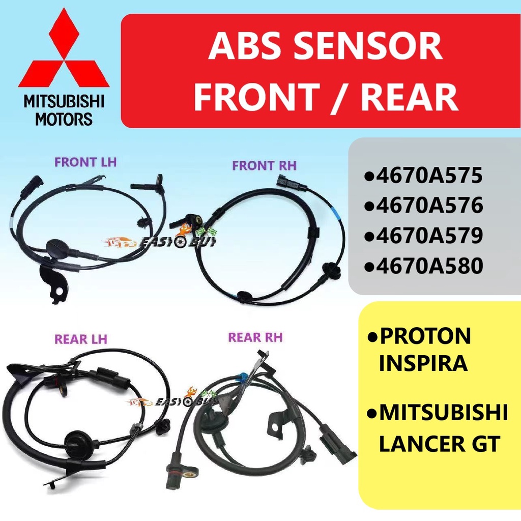 (100% ORIGINAL)FRONT REAR ABS SENSOR - PROTON INSPIRA MITSUBISHI LANCER ...
