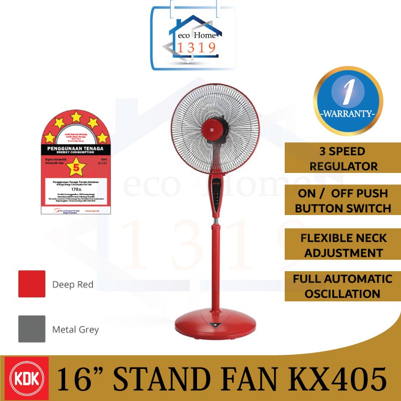 KDK Stand Fan KX405 (16") | Shopee Malaysia