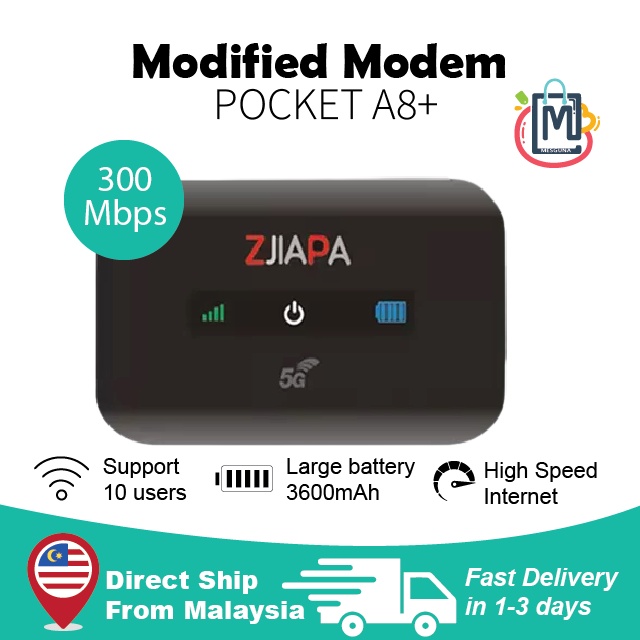 MODIFIED UNLIMITED 4G A8+ LTE pocket WiFi router car mobile WiFi Mifi ...