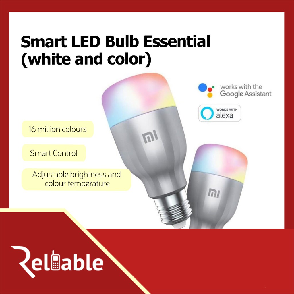 Mi Smart LED Bulb Essential (white and color) | Shopee Malaysia