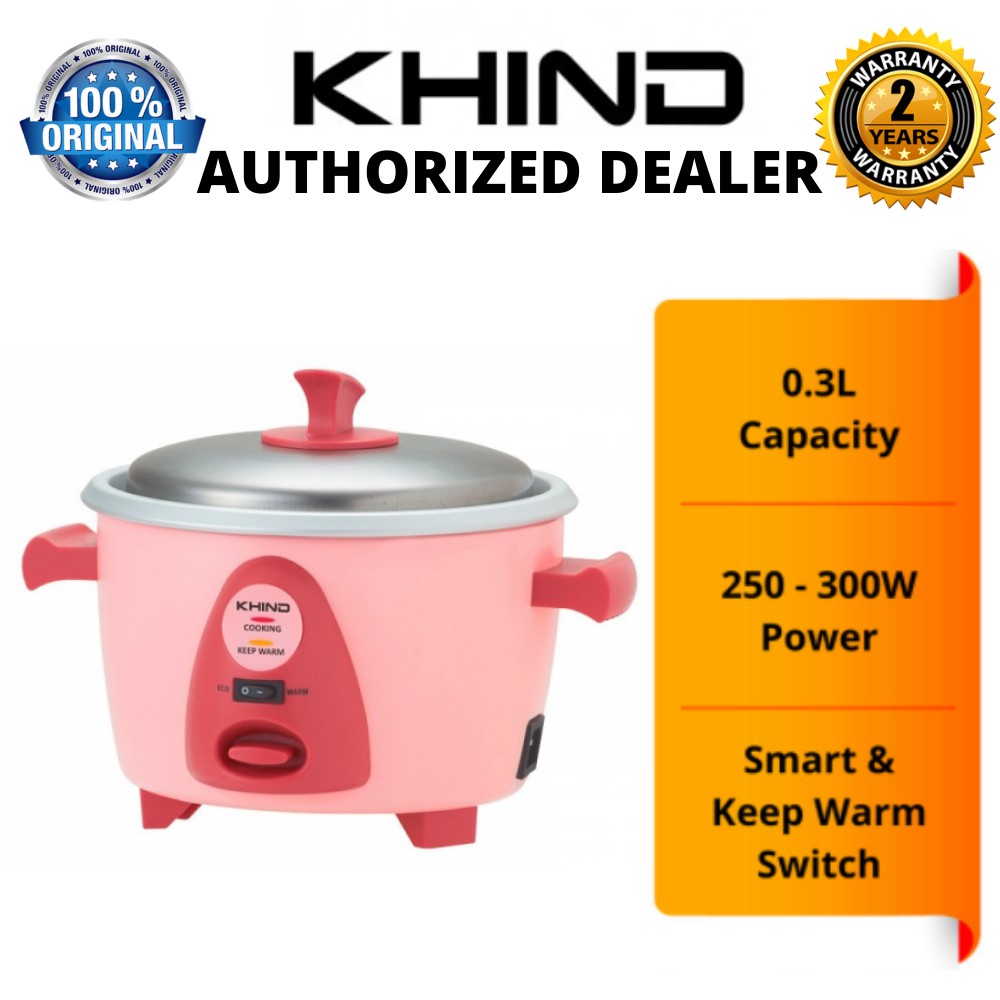KHIND 9 SERIES ELECTRIC RECE COOKER RC903 (PINK) | Shopee Malaysia