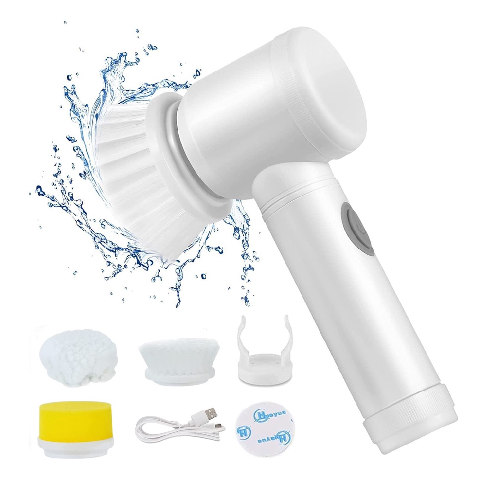 Electric Spin Scrubber Rechargeable Cleaning Tools Magic Electric Brush ...