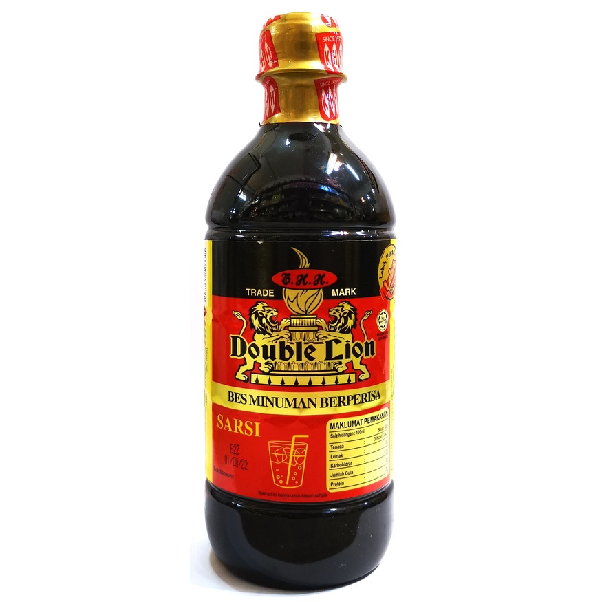 YM Double Lion Flavoured Concentrate 495ml / Bes Minuman Berperisa ...
