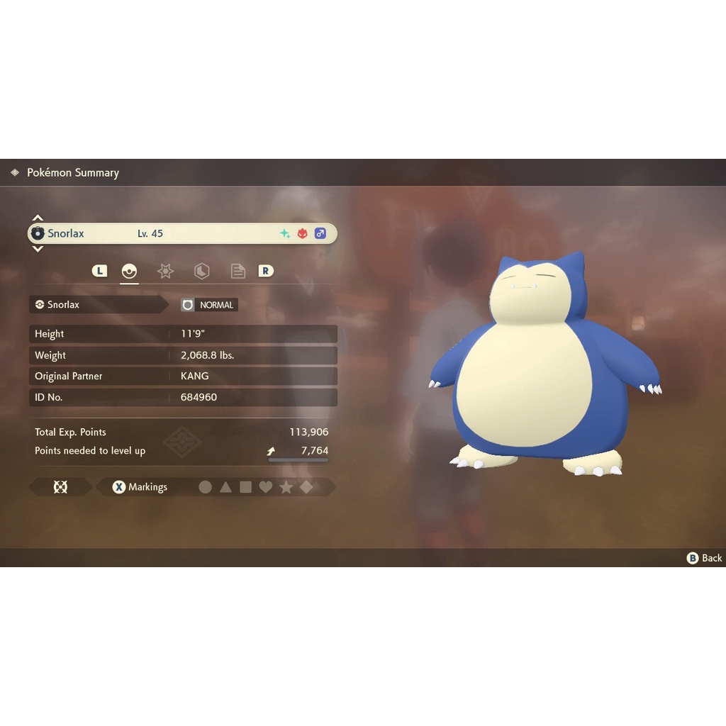 Pokemon Legends: Arceus - 6IV Shiny Alpha Snorlax | Shopee Malaysia