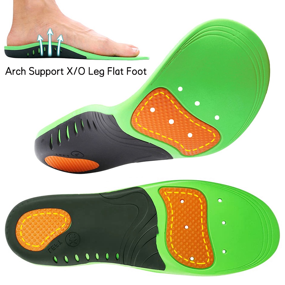 Best Orthopedic Insoles For X/O Type Leg Correction Flat Foot Arch ...