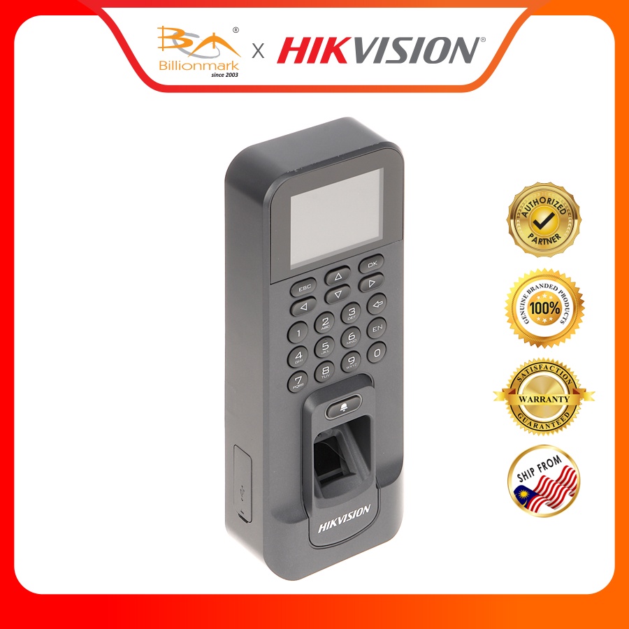 HIKVISION DS-K1T804AEF/AMF 2.4-inch LCD Standalone Fingerprint AC ...