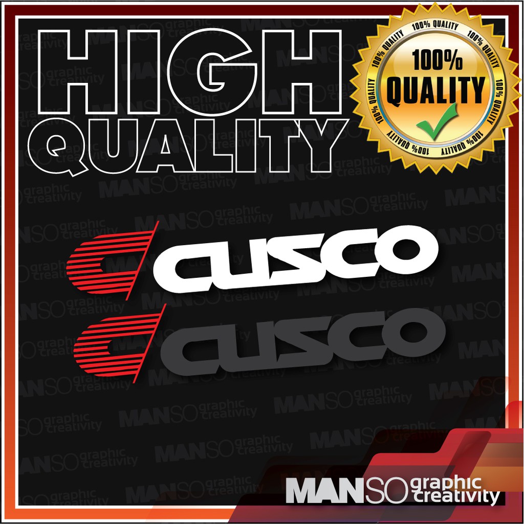 Cusco Sticker ORI Motorsport Car sticker Honda Toyota | Shopee Malaysia