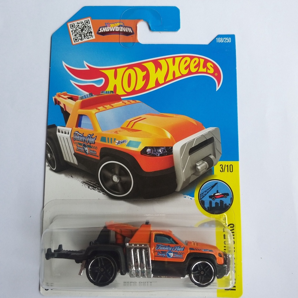 Hot Wheels Repo Duty | HW CITY WORKS | Orange | 1:64 Scale | Treasure ...