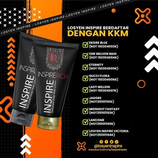 INSPIRE RICH LOTION ONE MILLION MAN - LOSYEN INSPIRE LOSYEN PECAH LEMAK ...