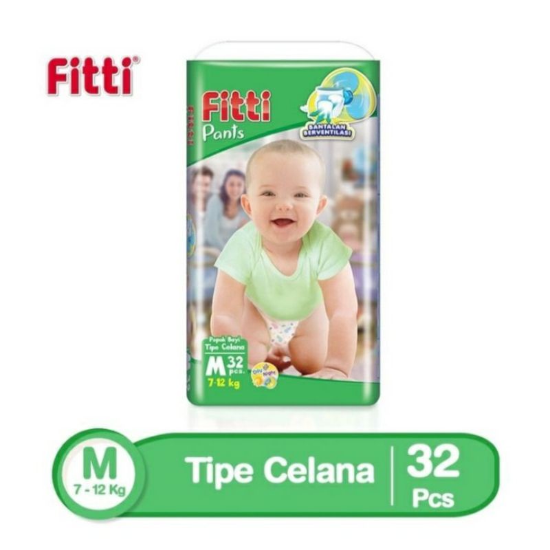 Fitti M32 pants happy nappy sweety pampers Baby Diaper | Shopee Malaysia