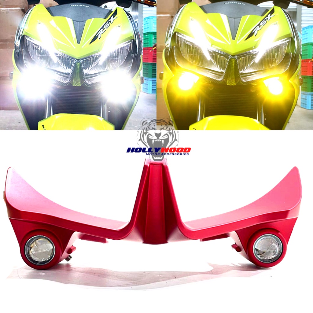 RSX RS-X150 SPOTLIGHT WINGLET LED PUTIH / KUNING LAMPU TEMBAK DEPAN ...