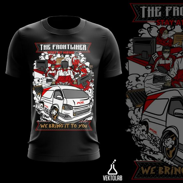 🔥FRONTLINER POSLAJU 💯Cotton T-Shirt🔥 Limited Edition Design | Shopee ...