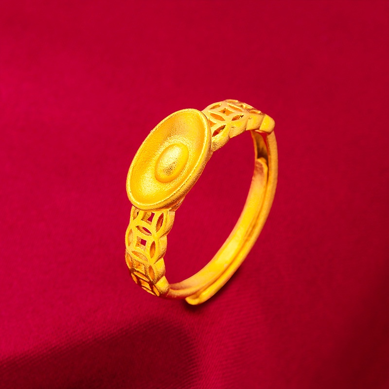 GW Fashion Accessories Jewelry Women's Gold Adjustable Rich Ring ...