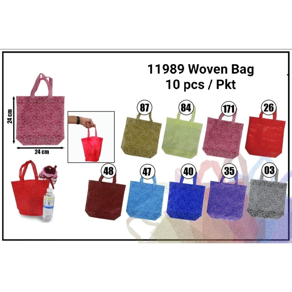 [Ready Stock] 10 pcs/pkt | Beg Kenduri | Doorgift Bag |Beg Goodies ...