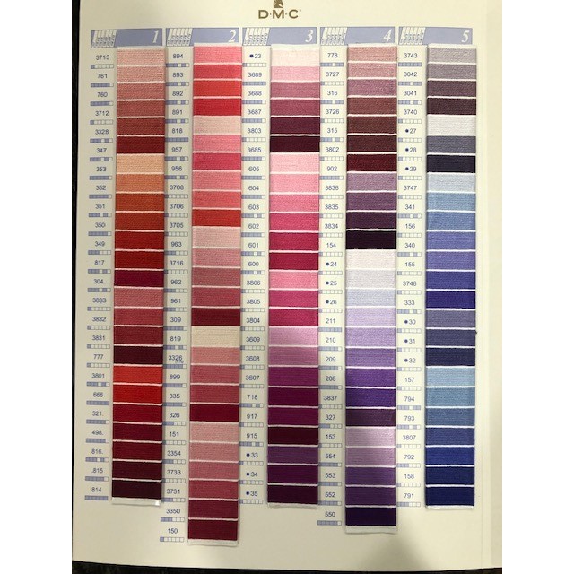 DMC Embroidery Floss (Colour 3840 - 3859) | Shopee Malaysia