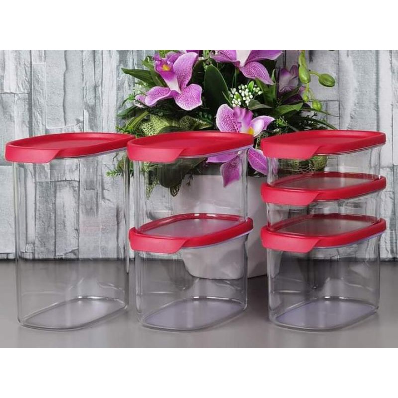 Tupperware Ultra Clear CONTAINERS Set | Shopee Malaysia