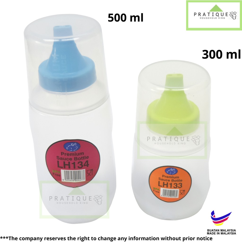 Sauce Bottle/ Botol Sos Kicap/ Sauce Container/ Botol Sos/ Sos Botol ...