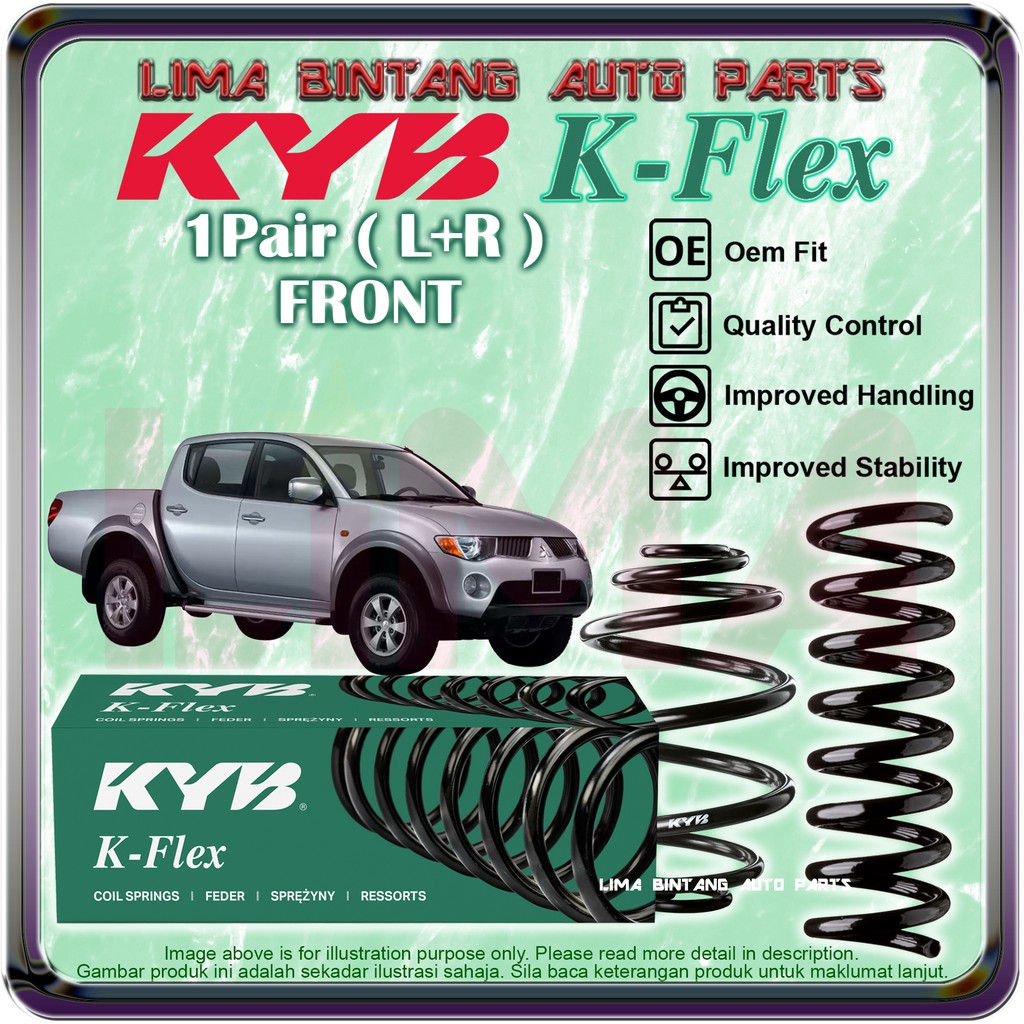( 1Pair ) Mitsubishi Triton KA2T 4X2 2WD Front Coil Spring Standard ...