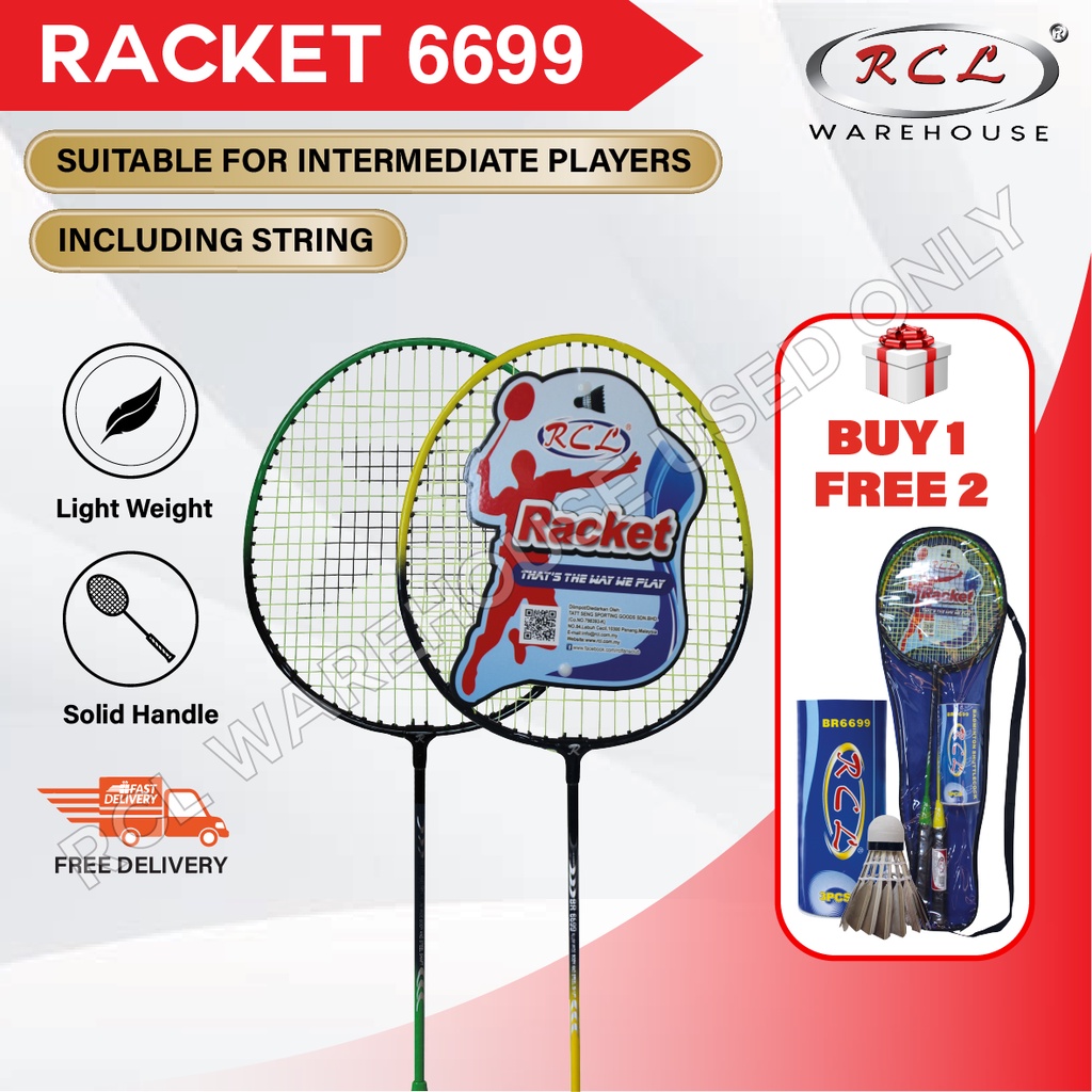 Ready Stock Wholesales🔥RCL [BR6699]🎁 FREE BADMINTON RACKET BAG ...