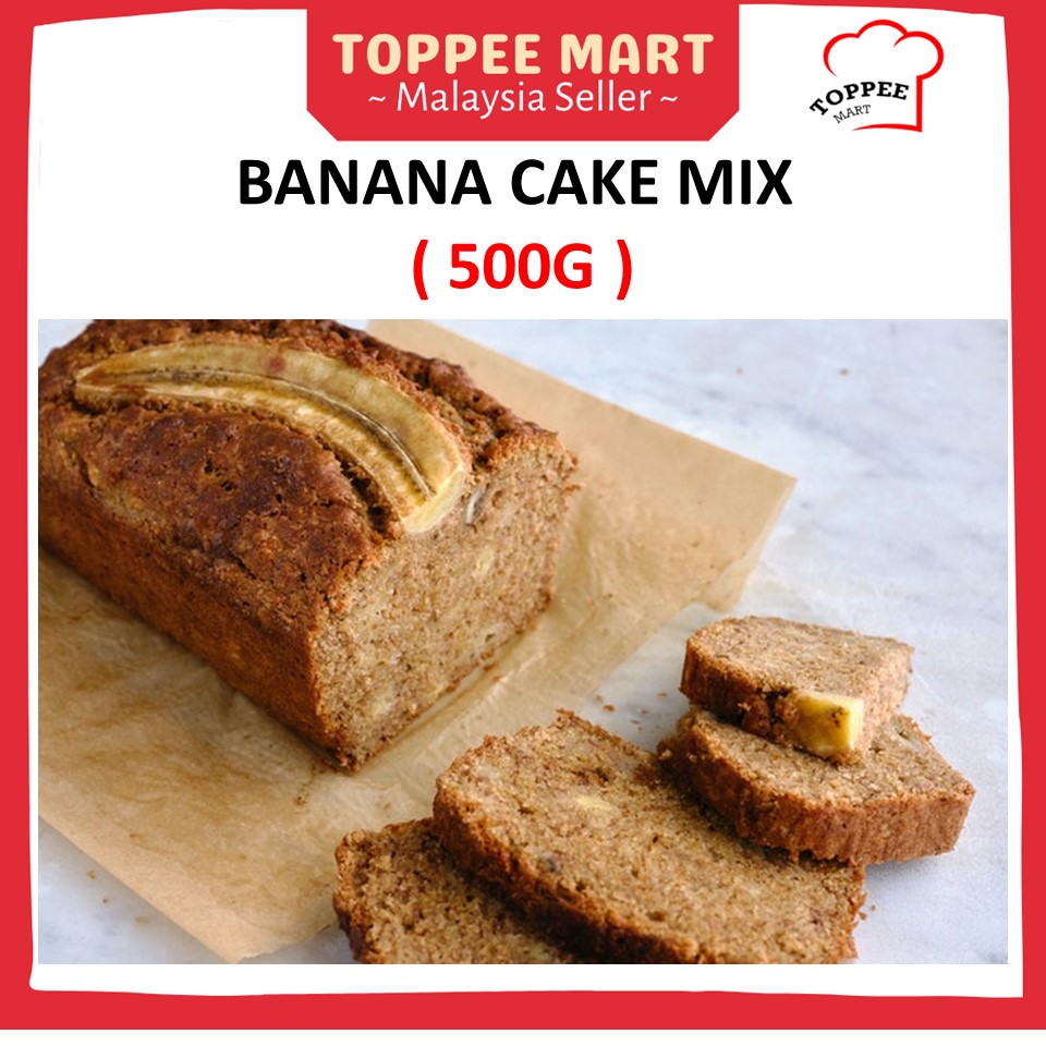 PREMIX - BANANA CAKE MIX 500G / 香蕉蛋糕混合粉 / Premix cake pisang | Shopee ...