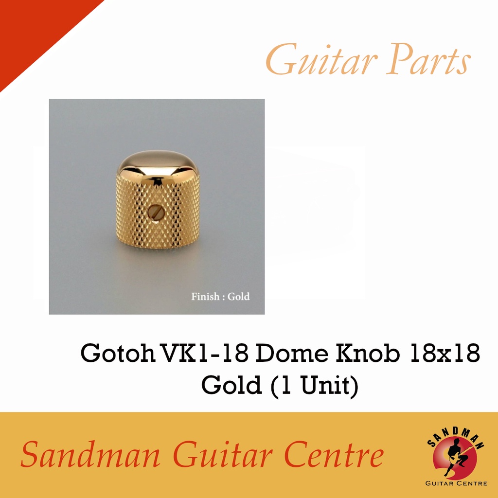 Gotoh VK1-18 Dome Knob 18x18, Gold (1 Unit) | Shopee Malaysia