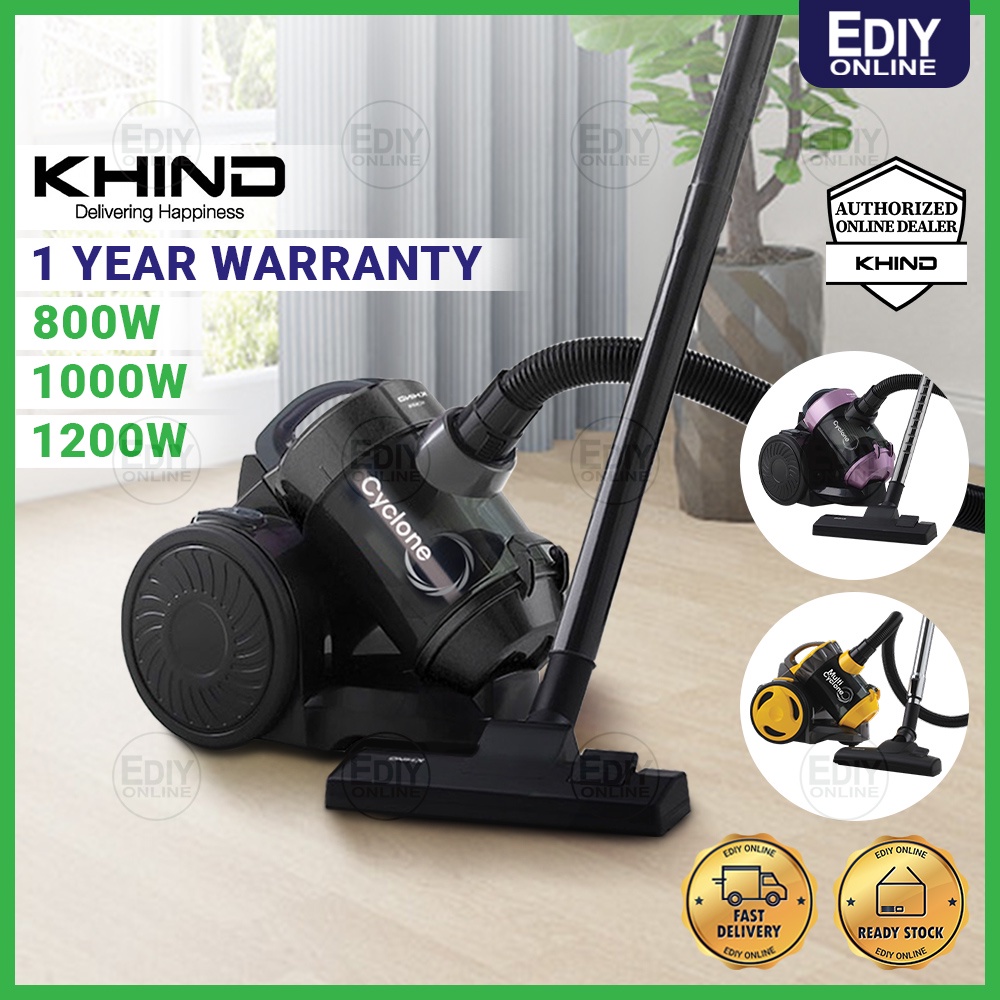 【NEW】 KHIND VC8008 VC8010 VC8012 MAX POWER 800W 1000W 1200W CYCLONE ...
