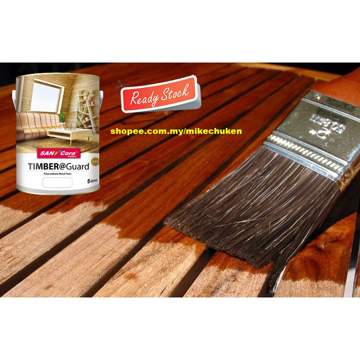 Cheapest Sancora Timber Guard Wood Varnish Shellac cat kayu Paint ...
