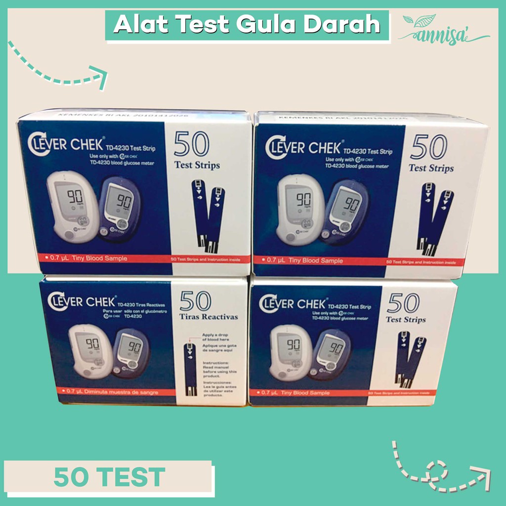 Blood Sugar Check Tool / Clever Chek Glucose Test Strip | Shopee Malaysia