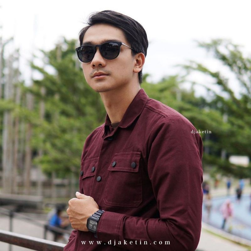 KEMEJA Premium SEMI PARKA Shirt Jacket (2 Pockets) | Shopee Malaysia