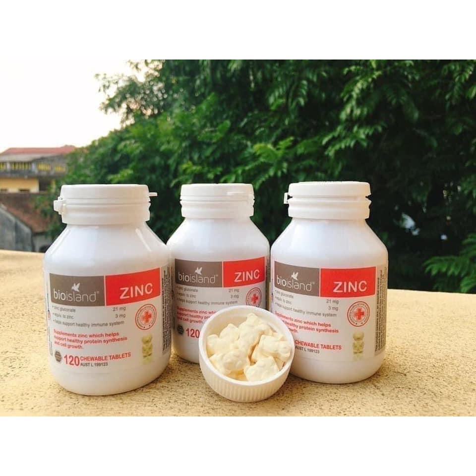 Bioisland Zinc 120 tablets for babies from 1 year old - Made in ...