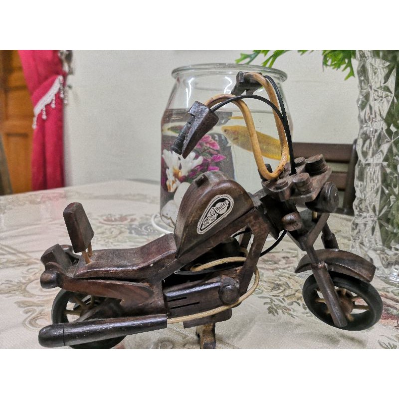 [stock clearance] mini wooden Motorcycle harley Davidson dibuat dari ...