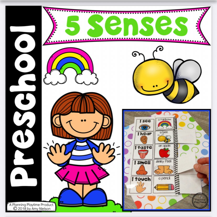 Printable Five Senses Kid Interactive Book 60 pages | Shopee Malaysia