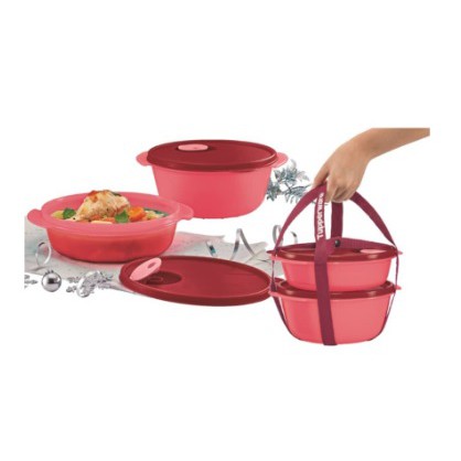 Tupperware CrystalWave Bowl Set With Strap（Full Set） | Shopee Malaysia