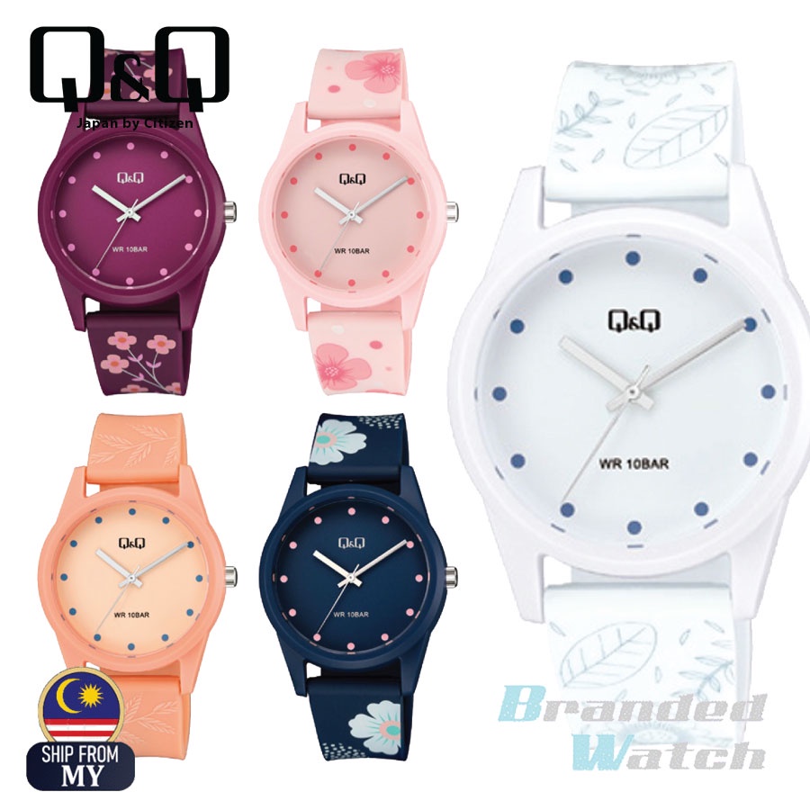 Q&Q Japan by Citizen QnQ QQ Floral Dial Q Q Watch Women Watch jam tangan wanita jam tangan ...