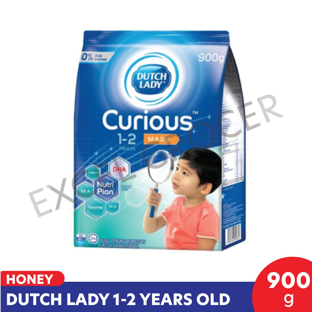 Dutch Lady Curious Honey 1-2 Years 900g | Shopee Malaysia